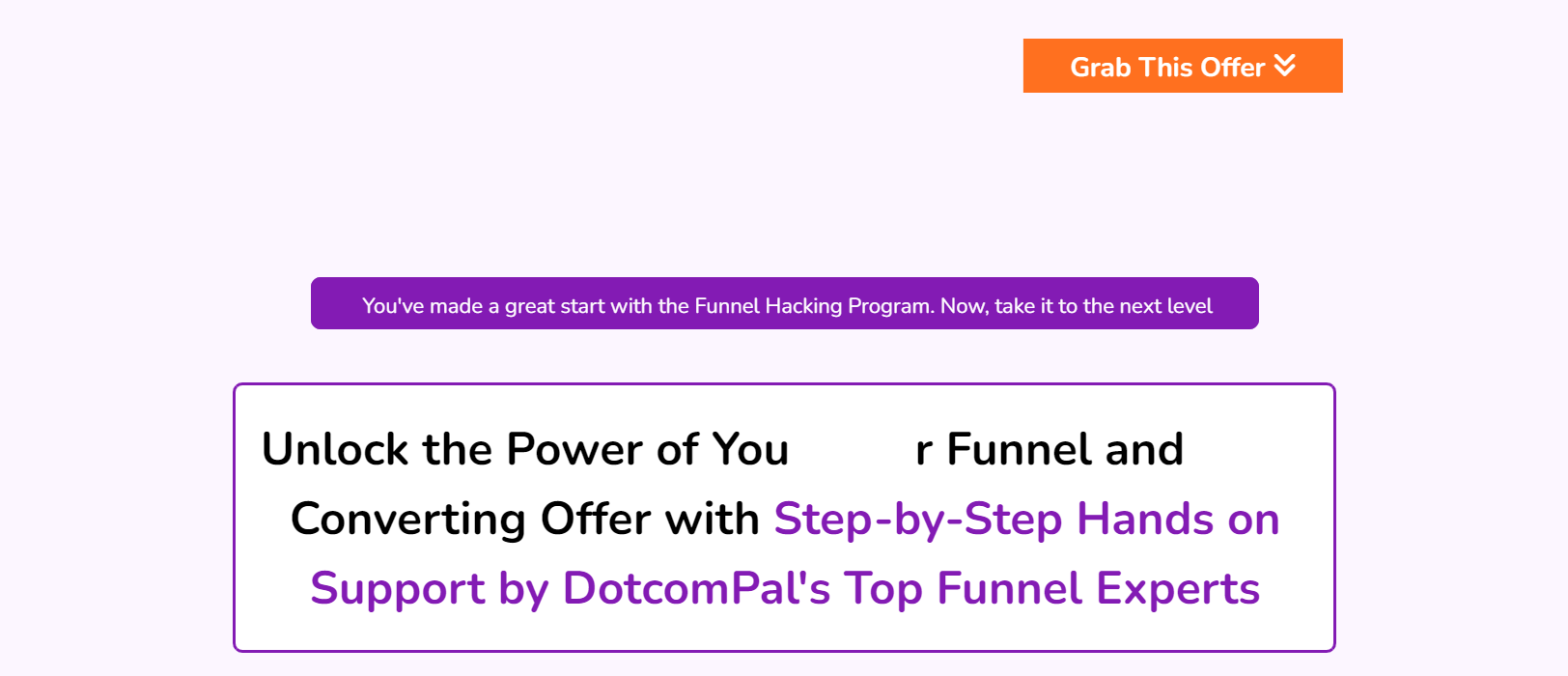 Intense Funnel Hacking Coaching Program - Hands-on Support